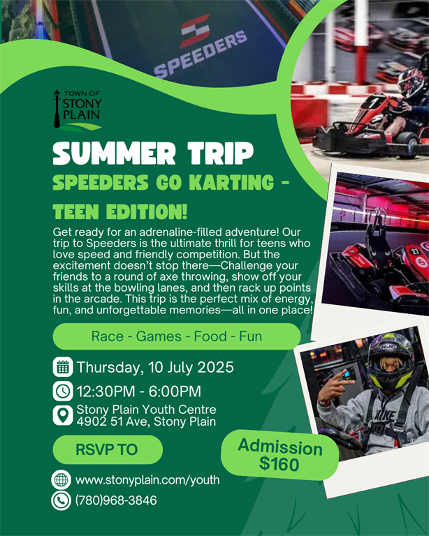 Summer Trip - Speeders Go Kart Racing – Teen Edition!