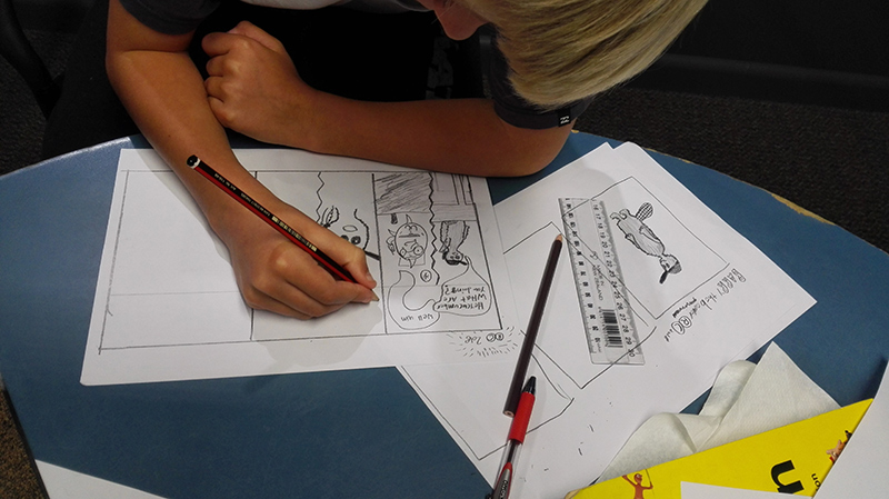 Kapow! Comic Drawing Class